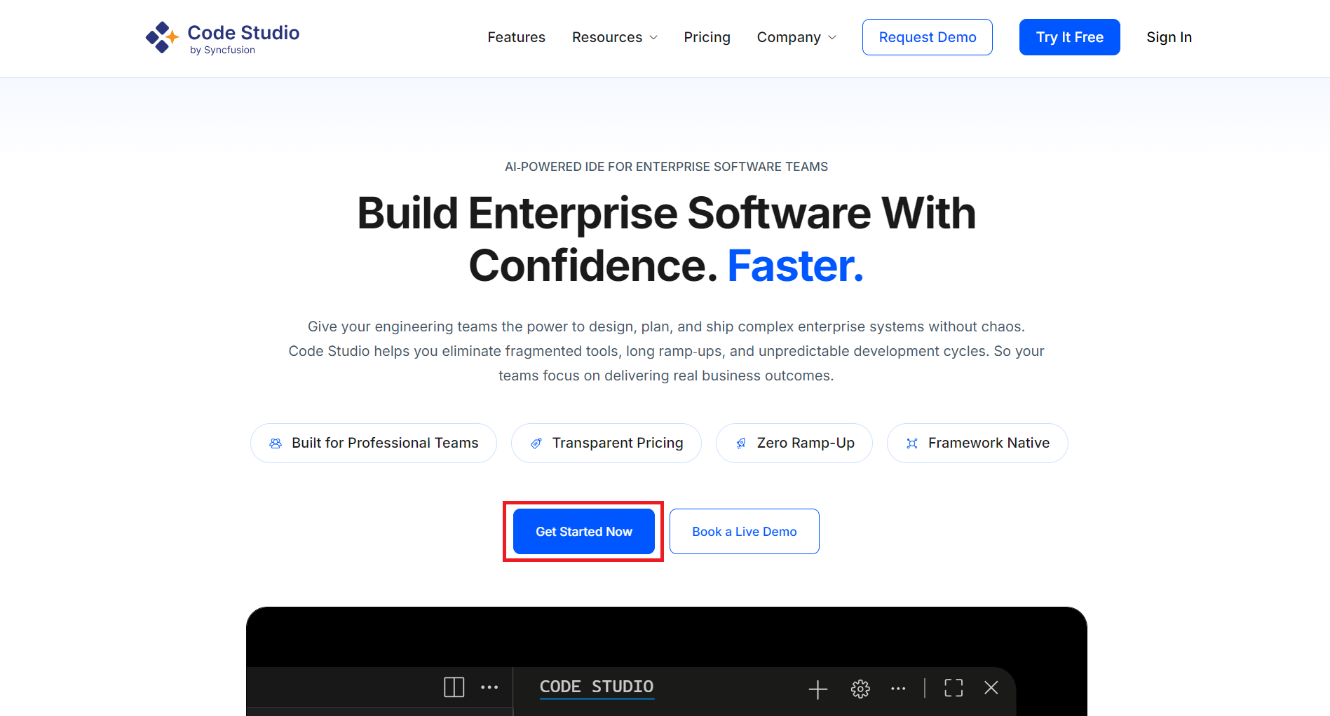 Syncfusion Code Studio Install and Configure